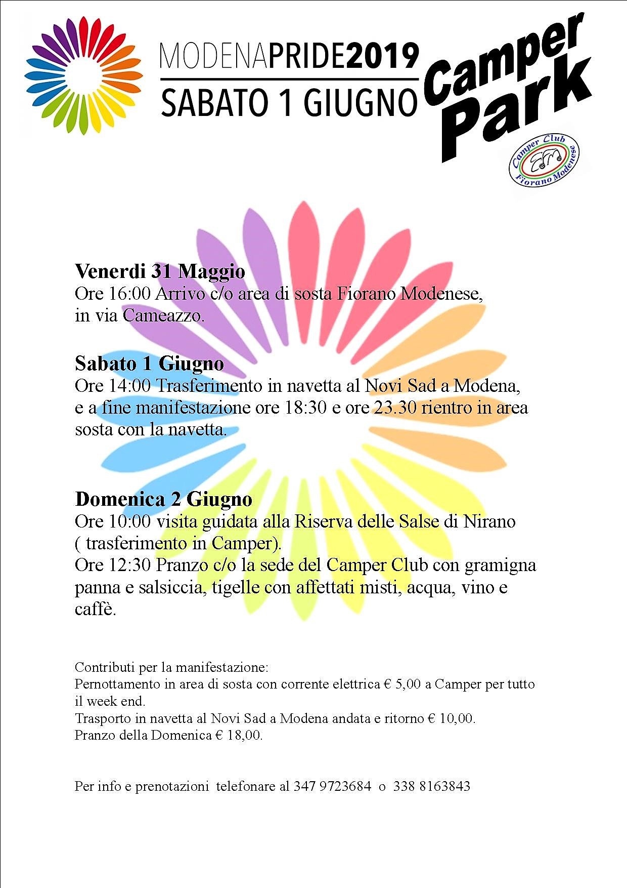 Pride a Modena in camper - liberaMente...incamper